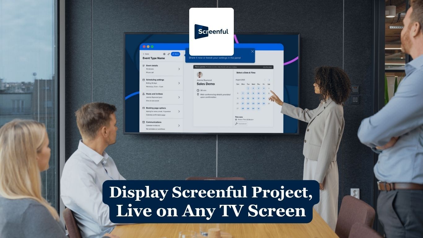 Screenful Project Dashboards on TV or Any Screen | RocketScreens