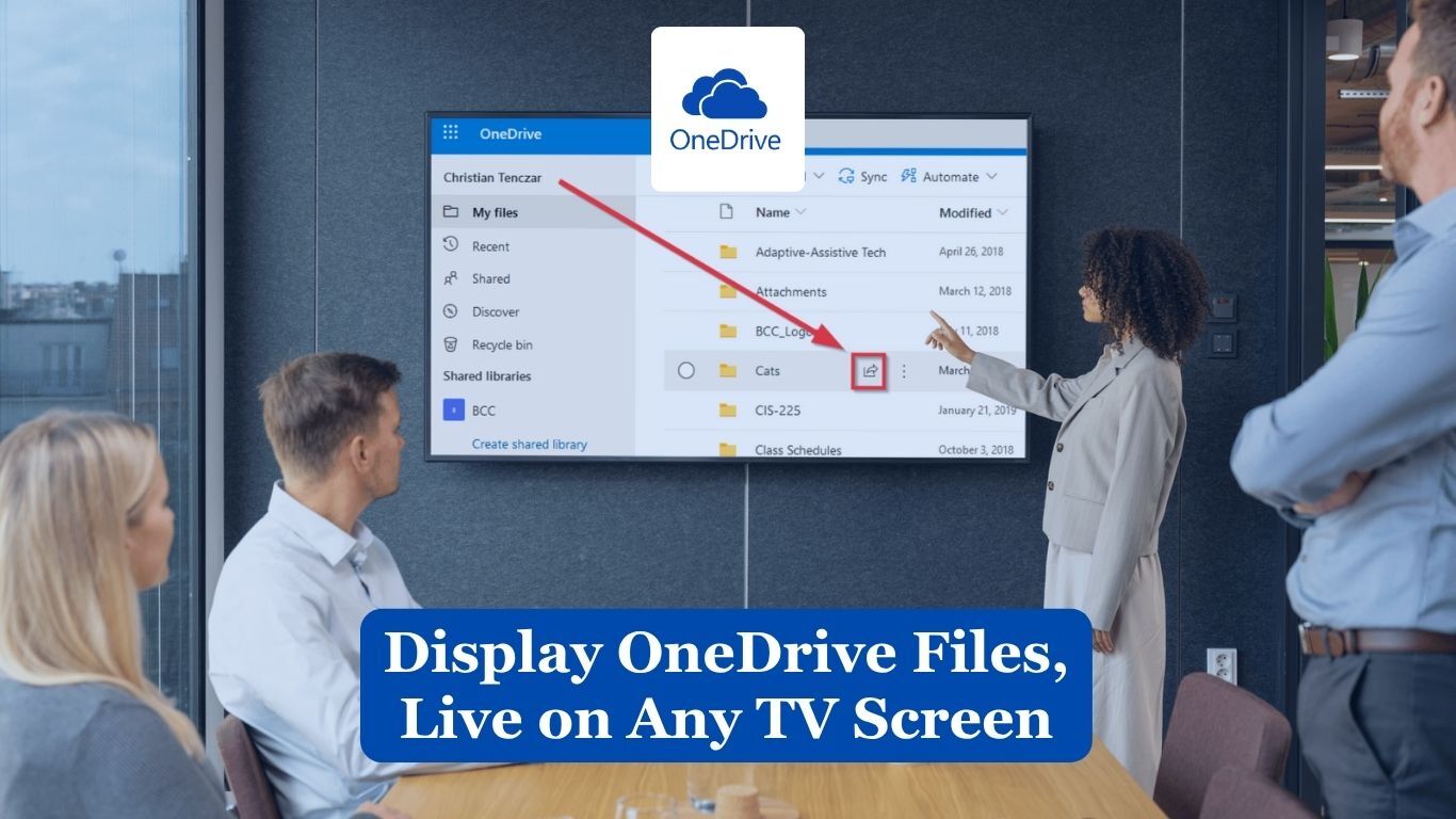 Display OneDrive Files on TV or Any Screen | RocketScreens Digital Signage