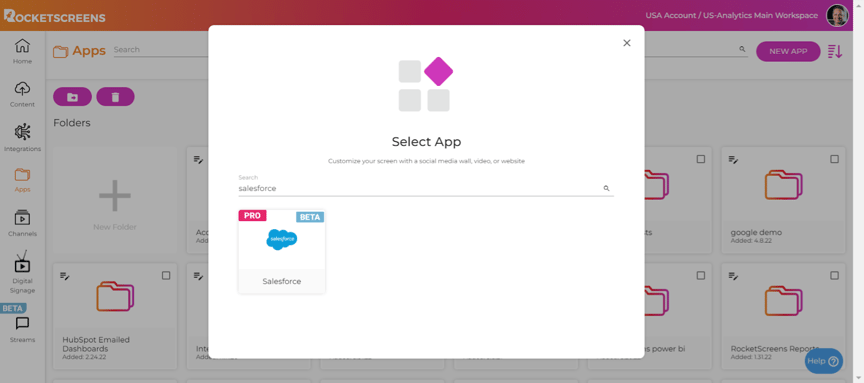How to Display Salesforce on a TV Screen