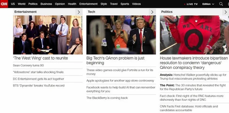 RocketScreens Individual Apps Page - CNN